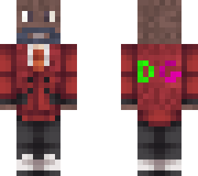 death grips anime wifu | Minecraft Skin