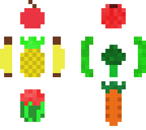 Fruits and Veggies | Minecraft Skin