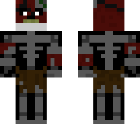Ignited Foxy | Minecraft Skin