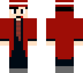 Red Tuxedo | Minecraft Skins