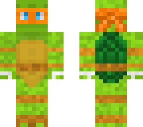 TMNT Michealangelo Mikey | Minecraft Skin