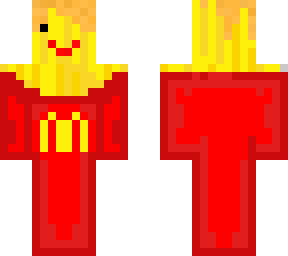 cheesy fries | Minecraft Skin