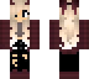 Demon/Wolf Girl | Minecraft Skin
