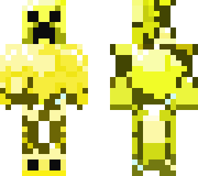 Golden Creeper | Minecraft Skin