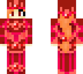 Ruby Warrior Princess | Minecraft Skin