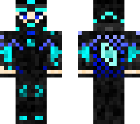 celestial god warrior v3 blue zybratron | Minecraft Skin