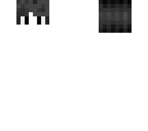 Male Hair Template (Black) | Minecraft Skin