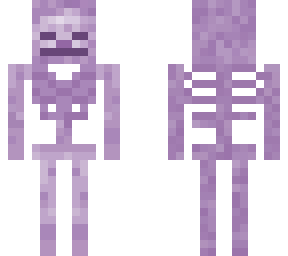 Purple skeleton | Minecraft Skin