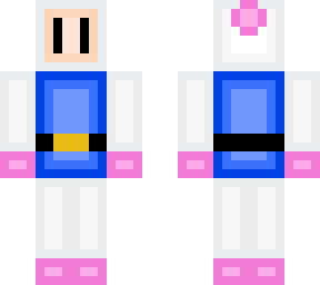 WHITE BOMBER SUPER BOMBERMAN R | Minecraft Skin