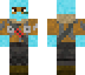 Blue Fortnite Raptor Skin | Minecraft Skin