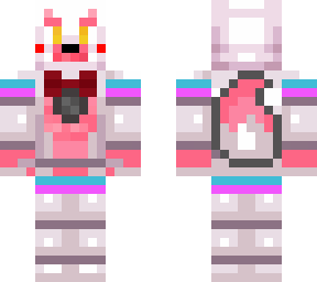 Cute Funtime foxy with Floaties | Minecraft Skin