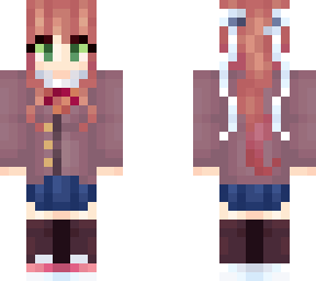 Monika (DDLC) | Minecraft Skin