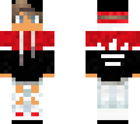 Red Hoodie Boy | Minecraft Skin