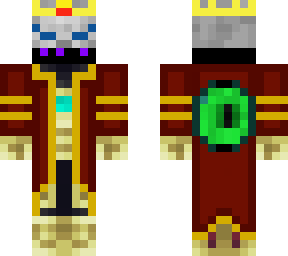 MOB CONSTITUTION Ender Skeleton King | Minecraft Skin