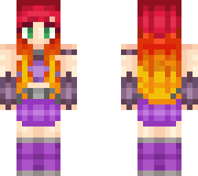 Starfire Injustice 2 Skin | Minecraft Skin