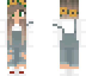 Cute Overall Girl | Minecraft Skin