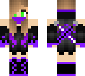Purple Ninja Girl | Minecraft Skin