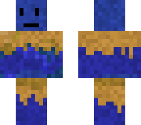 Blue Caveman | Minecraft Skin