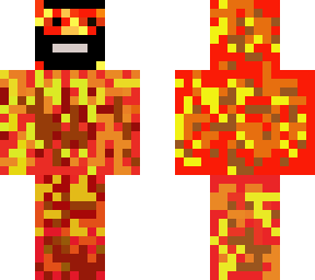 Lava Man | Minecraft Skin