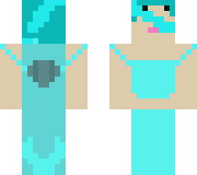 mermaid skin whith seashell | Minecraft Skin
