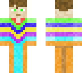 multicolour dude | Minecraft Skin