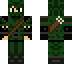 Rangers apprentice ranger with hood | Minecraft Skin