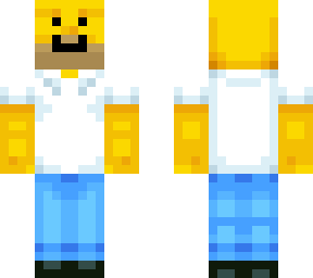 Homer Simpson Derp | Minecraft Skin