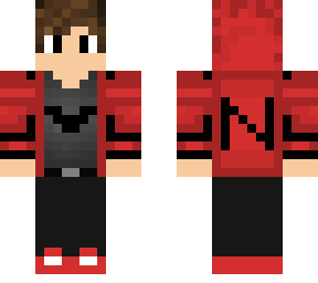 Pro gamer rojo | Minecraft Skin