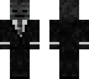 wither skeleton in a dope suit (remastered) | Minecraft Skin