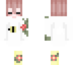 Part 2 collab with Potato Bean -:D Buzzing Bees :D- | Minecraft Skin