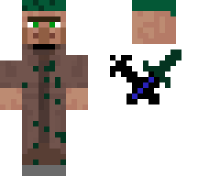 runt from diary of an 8 bit warrior book 5 | Minecraft Skin