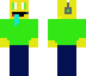 Drooling Noob Bot Gamer | Minecraft Skin