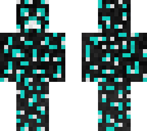 Diamond creeper | Minecraft Skin