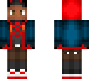miles morales without mask | Minecraft Skins