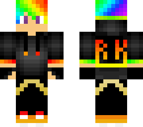 Rainbow Kid | Minecraft Skin