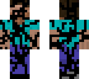 Corrupted Steve | Minecraft Skin