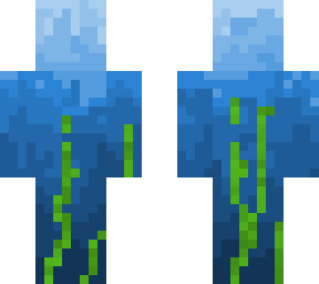 Ocean with Seaweed | Minecraft Skin