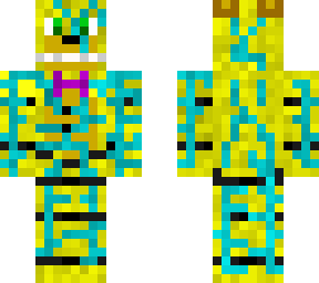 springtrap fnaf world | Minecraft Skins