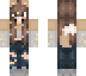 Dog Girl | Minecraft Skin