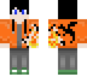 fire hand | Minecraft Skin