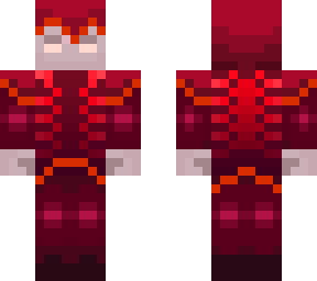 Red Skeleton | Minecraft Skin
