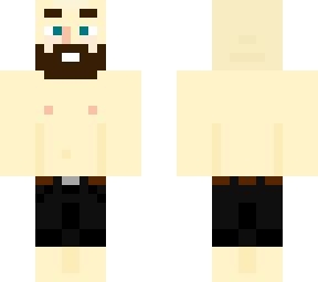 Bald Bearded Man | Minecraft Skin