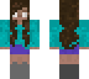 Herobrine Girl | Minecraft Skins