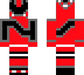 Power Rangers Nitro RED | Minecraft Skin