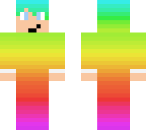 Rainbow boy | Minecraft Skin