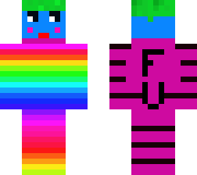 Rainbow skin | Minecraft Skin