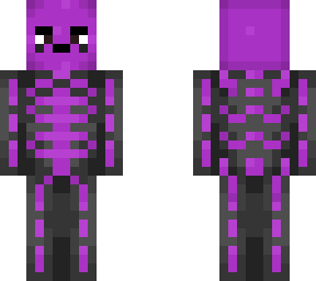 purple skull trooper | Minecraft Skins