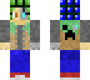 The cyborg cuber | Minecraft Skin