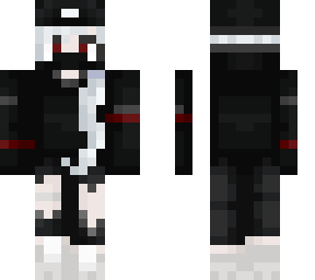 white hair backwards hat | Minecraft Skin