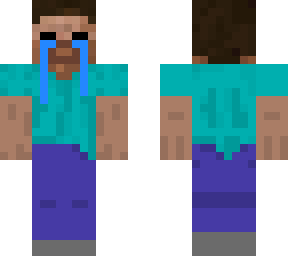 Crying Steve | Minecraft Skin